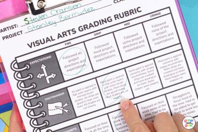 5 Art Rubric Grading Tips for Student Artwork Assessment – K - 8th