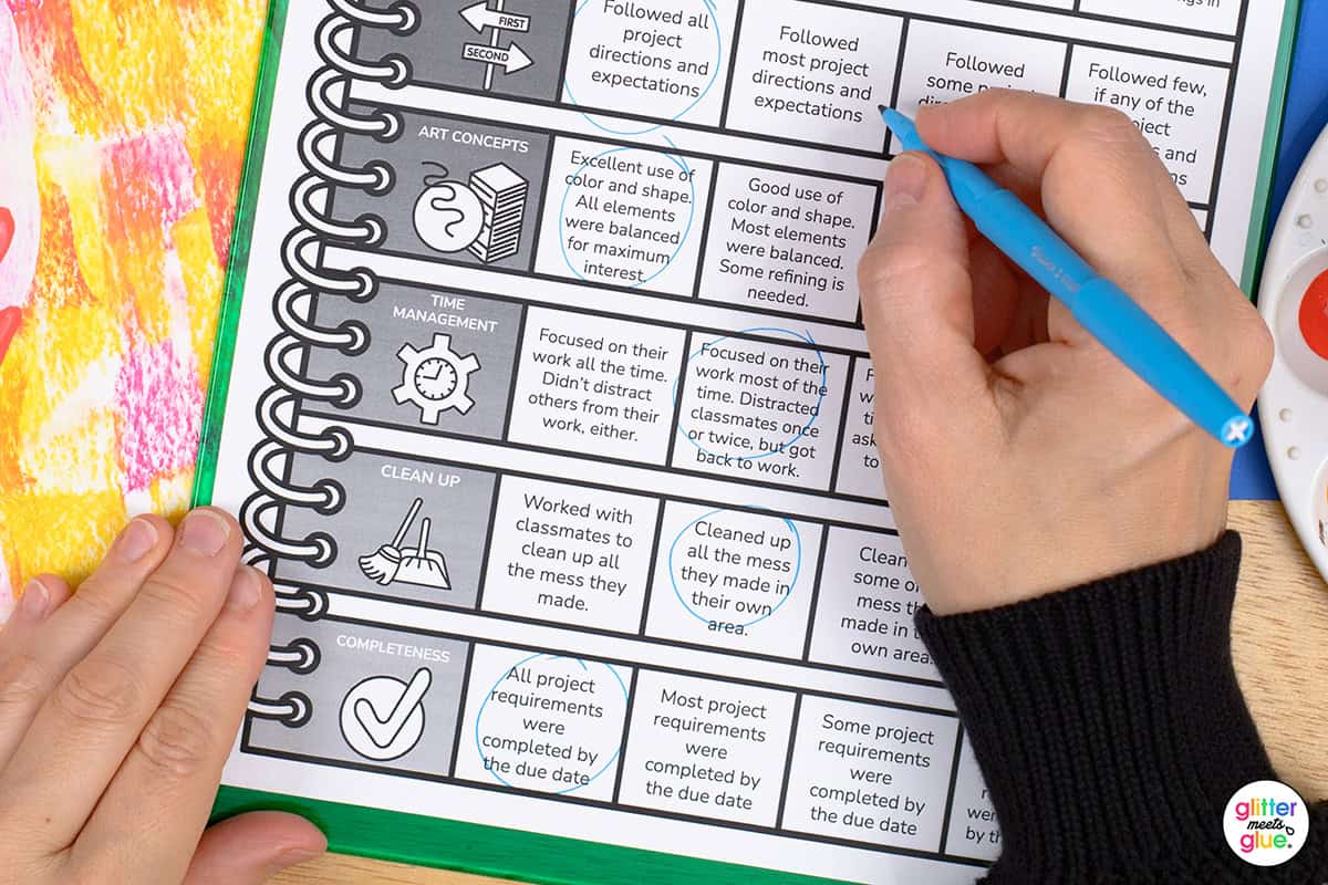 5 Art Rubric Grading Tips for Student Artwork Assessment – K - 8th