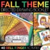 Fall Directed Drawing Booklet – 40 Elementary Art Bell Ringers