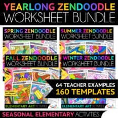 Art Sub Plans for Elementary | 11 Easy No-Prep K-5 Art Activities