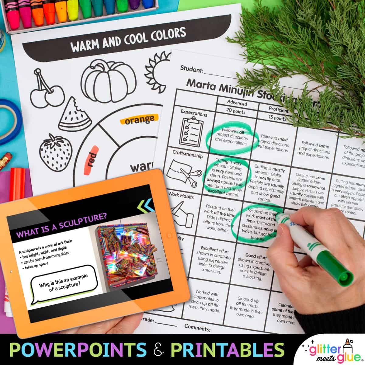 Marta Minujin Christmas Art Project – One Day Elementary Lesson