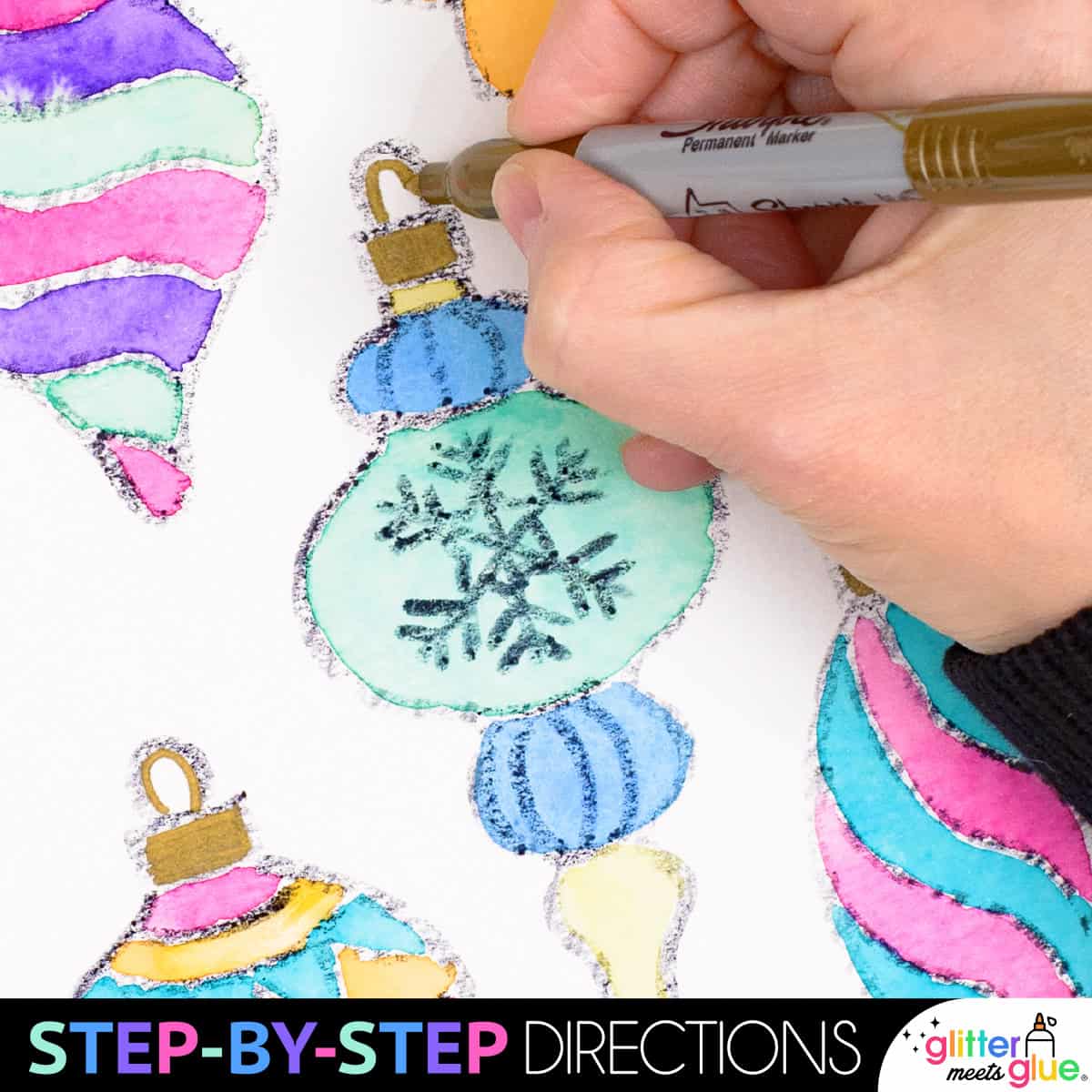 Andy Warhol Christmas Ornament Art Project – Elementary Art Ideas