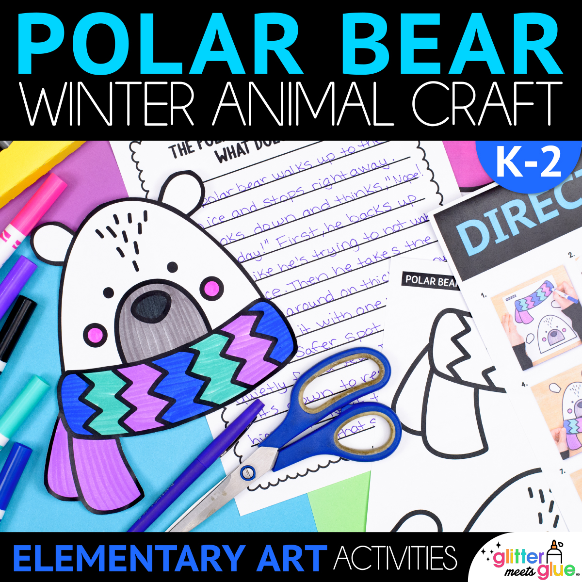 Polar Bear Craft Template – Cute Winter Arctic Animal Printables